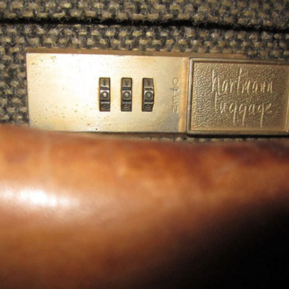 Hartmann | Bags | Suitcase Hartmann Belt Leather Snap Travel Luggage ...